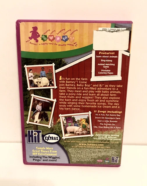 BARNEY - LET’S Go to the Farm (DVD, 2005) Region 1 $10.99 - PicClick CA