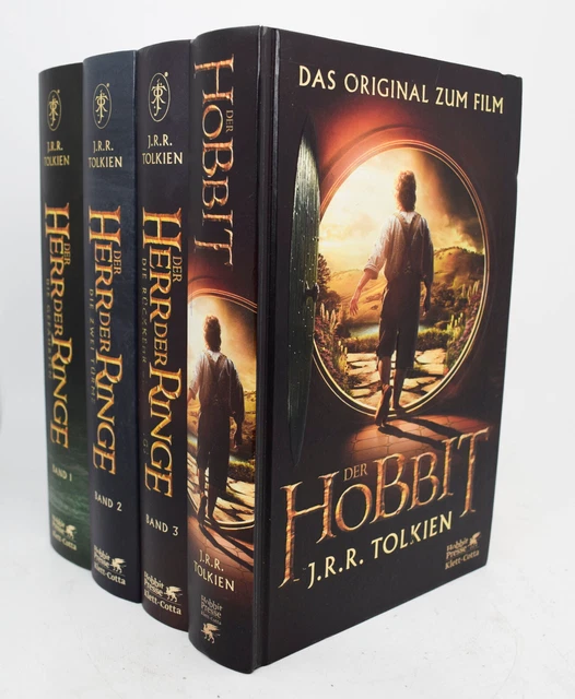J.R.R. TOLKIEN - Der Herr der Ringe 1 2 3 & Der Hobbit - Sonderausgabe ...