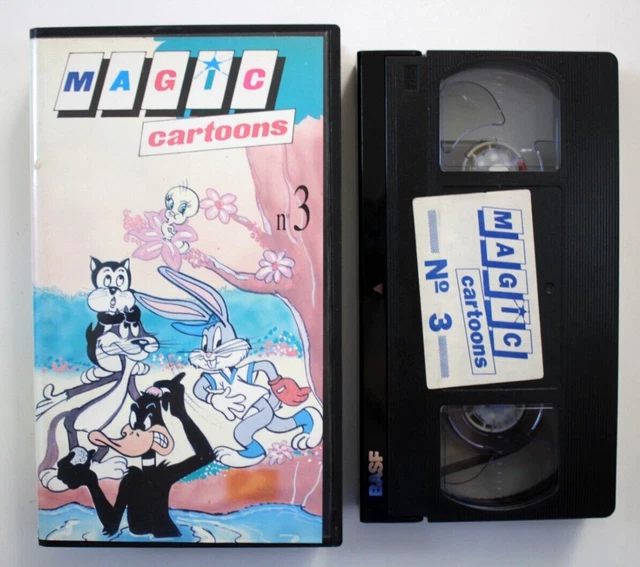MOVIEFAIR MAGIC CARTOONS N. 3,VHS TELESTUDIO 43,ANIMAZIONE,CARTONI ...