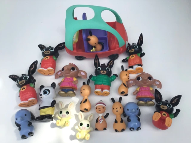 17 X CBEEBIES Bing Bunny Toy Figures - Bing Pando Sula Flop Amma ...