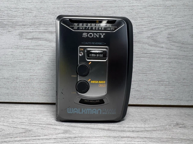 SONY WM-FX383 STEREO Radio Cassette Player Walkman New Belt Vintage £37 ...