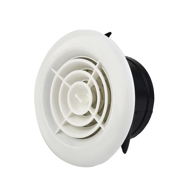 CEILING DIFFUSER CIRCLE Air-Vent Anemostat Duct Valve Cover Supply Fit ...