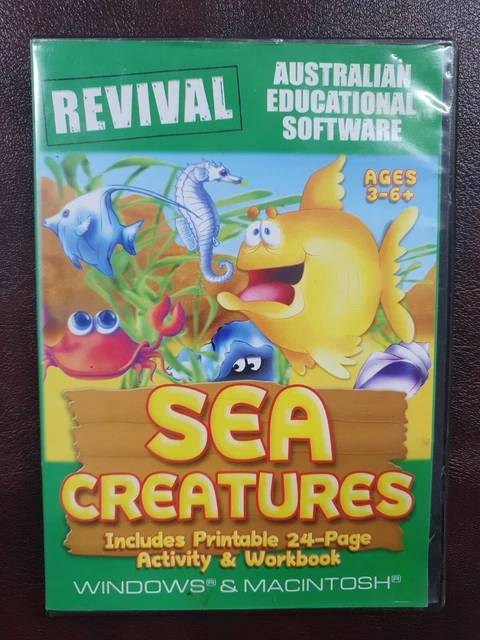 PC GAME: SEA Creatures (Revival Aussie Educational Software ...