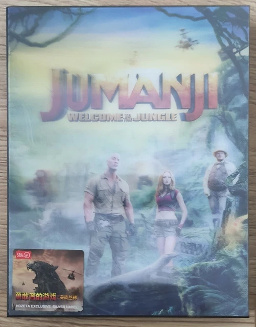 HDZETA JUMANJI: WELCOME To The Jungle Lenticular Type A Steelbook Blu ...