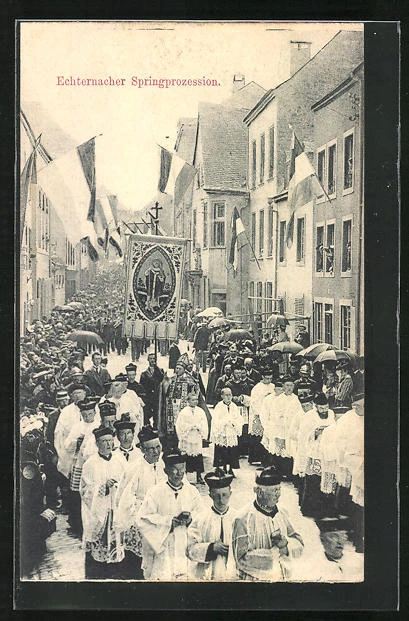 CPA ECHTERNACH, PROCESSION dansante, Springprozession EUR 6,00 ...