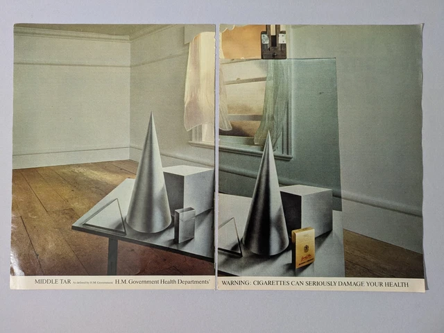 BENSON AND HEDGES Cigarettes 1988 Original Paper Magazine Advert Double ...
