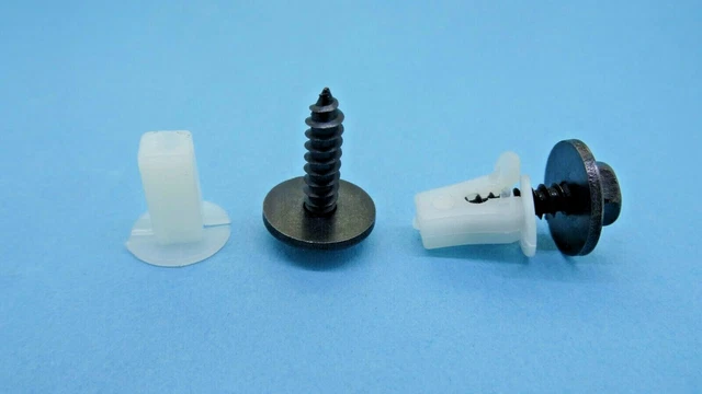 FORD BUMPER WING Expanding Nut & Screws Metal / Plastic Clips 10x £7.65 ...