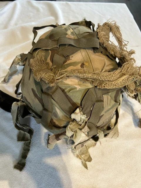 BRITISH ARMY MARK 6 Helmet Large And Mtp Cover £25.00 - PicClick UK