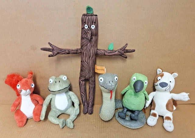 JULIA DONALDSON BUNDLE of 6 Plush Toys - Gruffalo - Room on the Broom £ ...