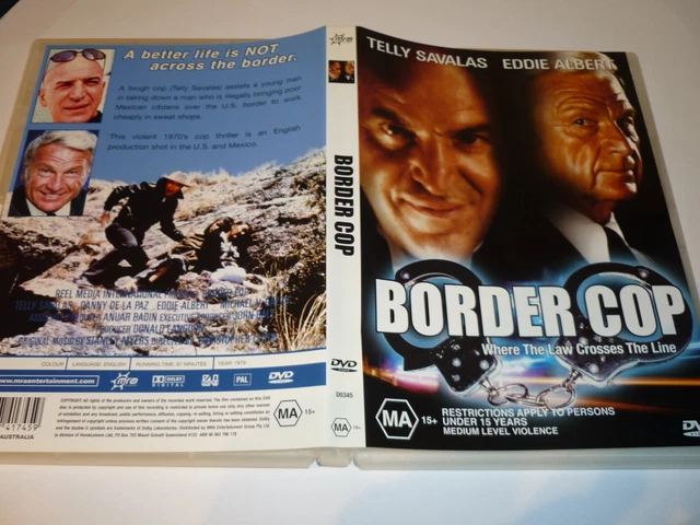 BORDER COP - Telly Savalas + Eddie Albert (Dvd, Ma15+) $4.89 - PicClick AU