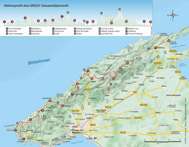 MALLORCA GR 221 | Route der Trockensteinmauern | Hartmut Engel ...