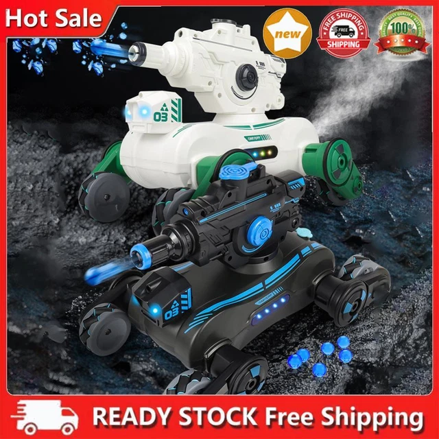 2.4GHZ 4WD EIGHT Wheeled RC Dog Remote Control Robot Dog Gesture RC Car ...