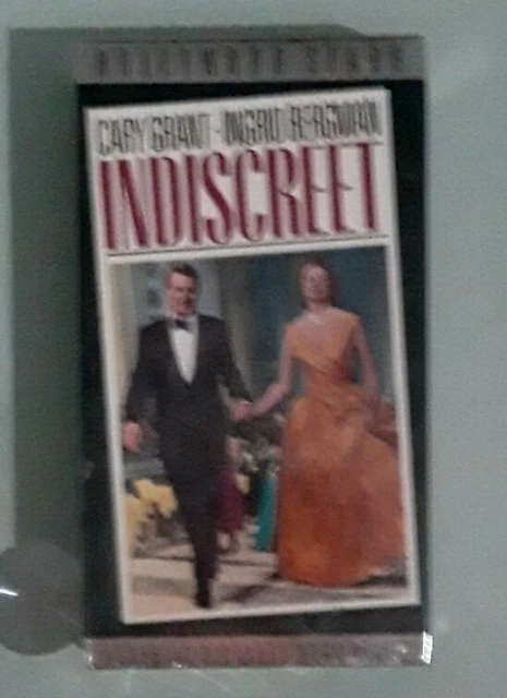 CARY GRANT INDISCREET ingrid bergman VHS VIDEOTAPE NEW corner dings £5. ...