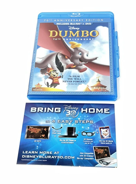 DISNEY DUMBO BLU-RAY DVD 70th Anniversary Edition 2011 $6.35 - PicClick CA