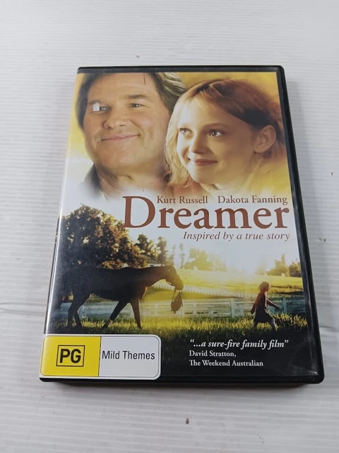 DREAMER (DVD, 2005)- rated PG - Kurt Russell - Dakota Fanning - region ...