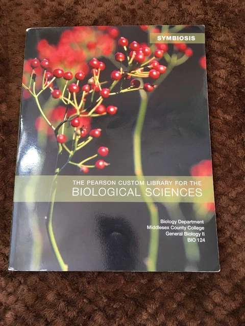 SYMBIOSIS- THE PEARSON Custom Library For Biological Sciences $30.00 ...