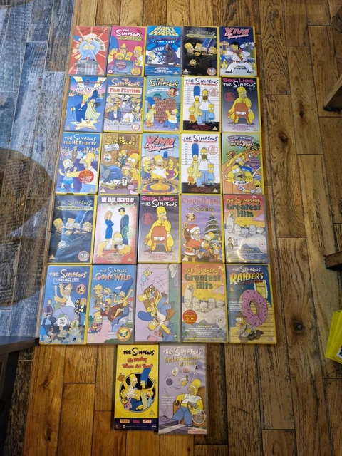 THE SIMPSONS 27 VHS Tapes £24.64 - PicClick UK