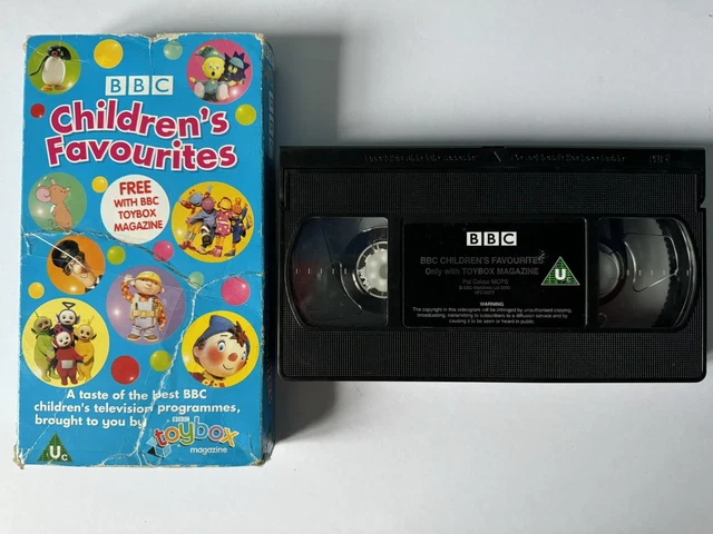 BBC CHILDREN'S FAVOURITES VHS Video Tape Toybox Magazine 2000 £9.99 ...