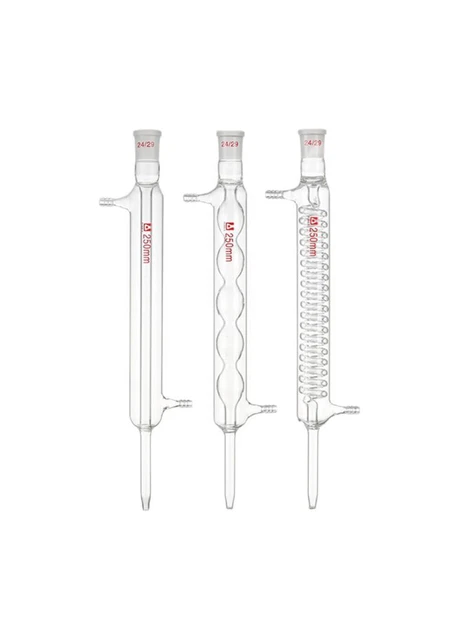 COMPLETE CHEMISTRY LAB Glassware Kit: Borosilicate 250-400mm Condensers ...
