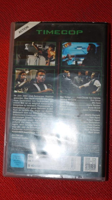 JEAN CLAUDE VAN Damme Timecop VHS VIDEO Kassette (29) EUR 1,00 - PicClick DE