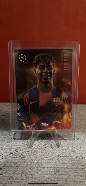 TOPPS MATCH ATTAX 2025/26 2026 Lamine Yamal Red Hot Ultra Rare Card 1: ...