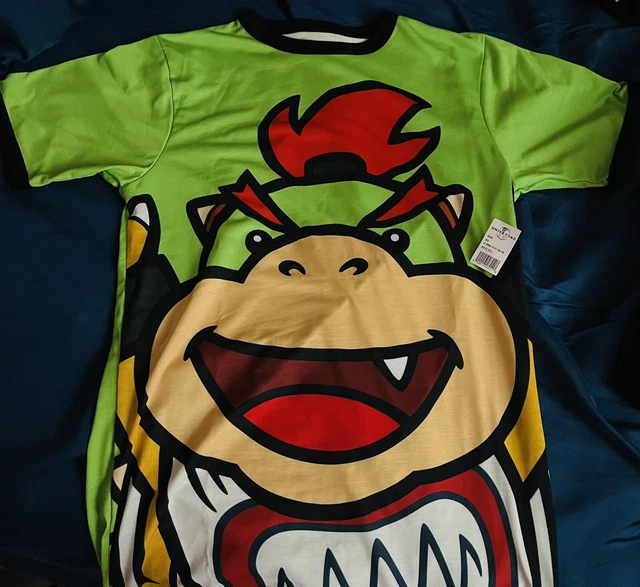 UNIVERSAL STUDIOS HOLLYWOOD Super Nintendo World Bowser Jr Shirt Size ...