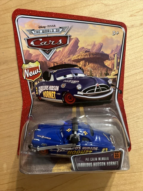 DISNEY PIXAR WORLD of Cars Pit Crew Member Fabulous Hudson Hornet #33 ...