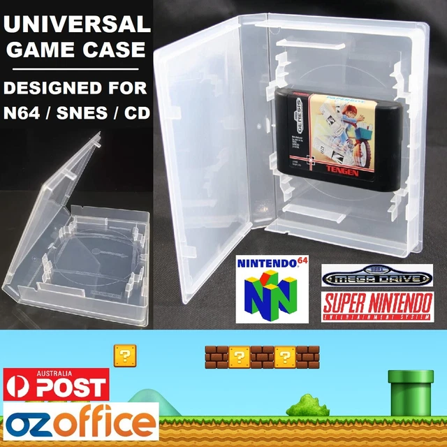 LEGACY CONSOLE RETRO Game Case for N64 Super NES SNES SEGA Megadrive ...