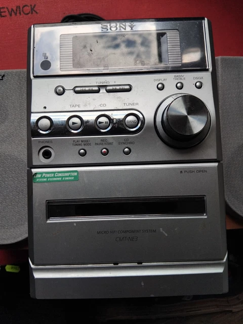 SONY CMT-NE3 MIDI hifi system as shown CD Cassette Receiver AM FM ...