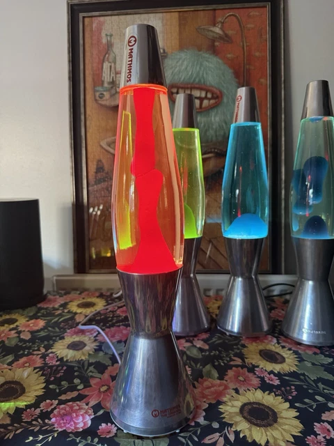 MATHMOS VINTAGE ASTRO Baby Lava Lamp Red Clear £73.50 - PicClick UK