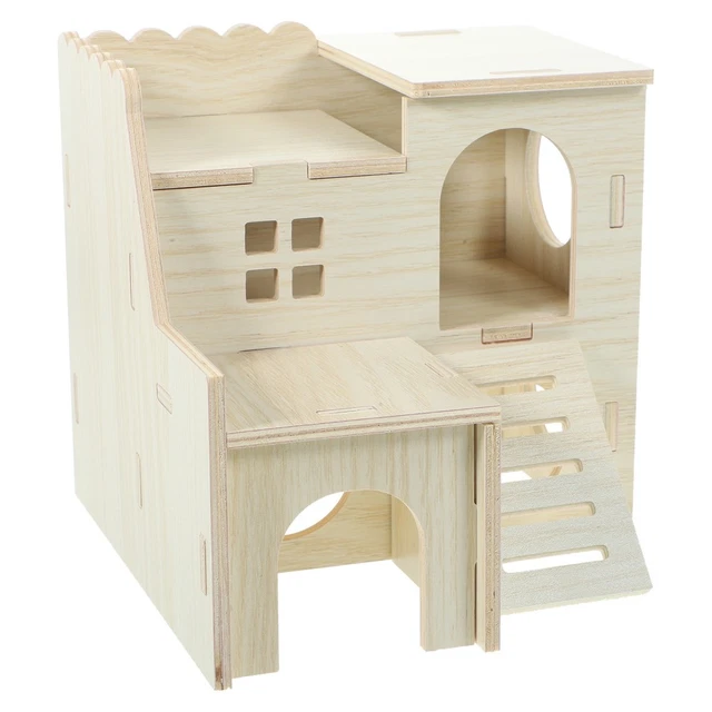 HAMSTER CORNER HIDDEN House Habitat Accessories Small Animal Hideout ...