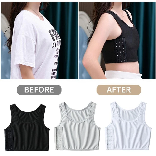 TIGHT CHEST WRAP Vest Comfortable Ultra Flat, Anti Shake Corselette ...