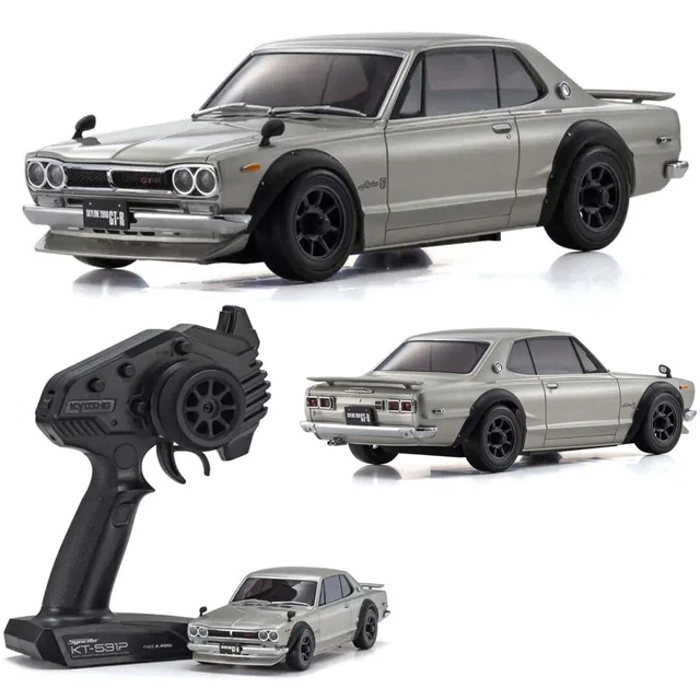 KYOSHO 32636S MINI-Z AWD NISSAN SKYLINE 2000GT-R Silver RTR Touring Car ...