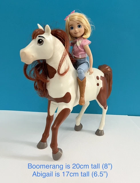 DREAMWORKS NETFLIX SPIRIT Riding Free Abigail Doll & 8” Boomerang ...