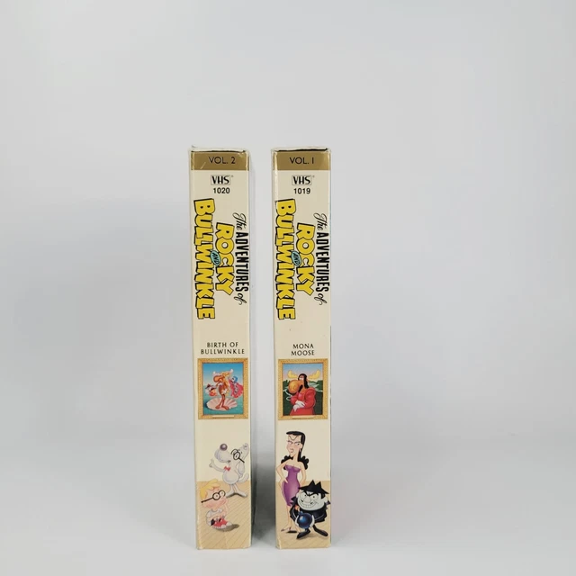 SET 2 THE Adventures of Rocky Bullwinkle Vol 1 & 2 Mona Moose/ Birth ...