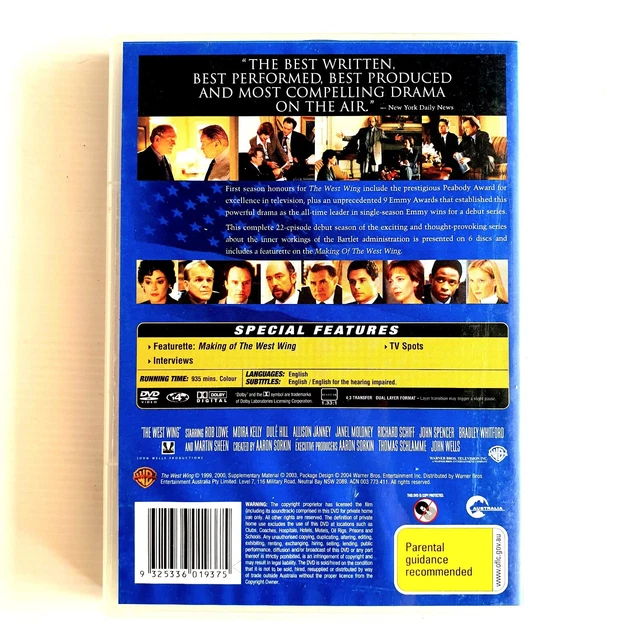 THE WEST WING | Complete Series 1-7 DVD Gift Set, US Political Drama ...
