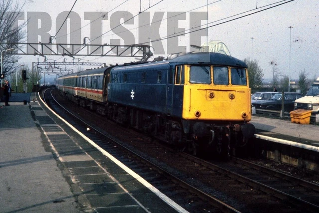 35MM SLIDE BR British Railways Electric Loco Class 85 85034 Runcorn ...