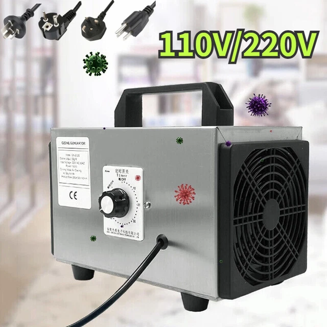 32G/H HOME OZONE Generator Sterilizer Disinfection Machine Cleaner Air ...