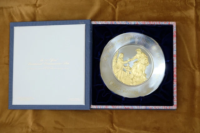 1975 FRANKLIN MINT Bicentennial Commemorative Plate Caesar Rodney $552. ...