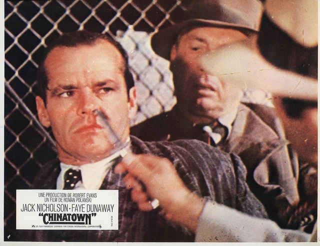JACK NICHOLSON Chinatown 1974 Vintage Photo Lobby Card N°2 Polanski EUR ...