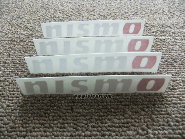 NISMO LMGT4 WHEEL Sticker White Set 99992-Rn806-Wh Gt-R Skyline Bnr32 ...