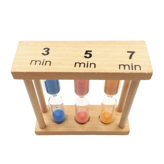 3/5/7 MINUTE GLASS Hourglass for Cooking, Classroom Games £7.52 ...