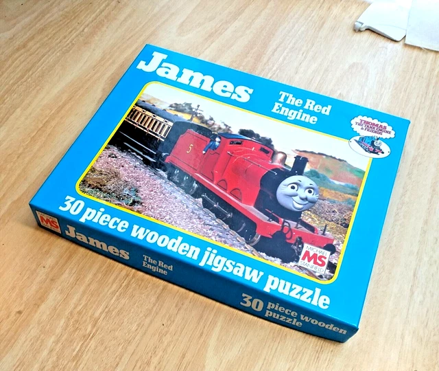 JAMES THE RED Engine :Wooden Jigsaw Puzzle : Age 4+ : 'Thomas The Tank ...