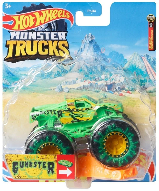 GUNKSTER MONSTER Trucks Live Hot Wheels Mattel Auto Die-cast 1:64 Neu ...