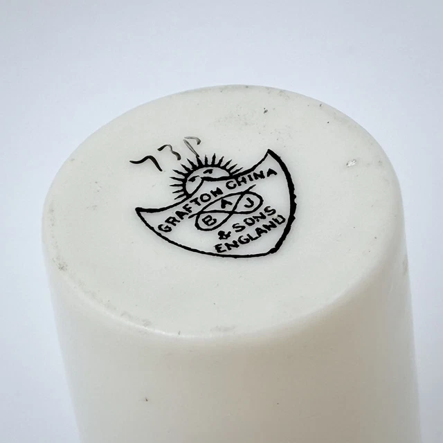 VINTAGE GRAFTON CRESTED China - Model Of Beaker / Tumbler - Frinton On ...