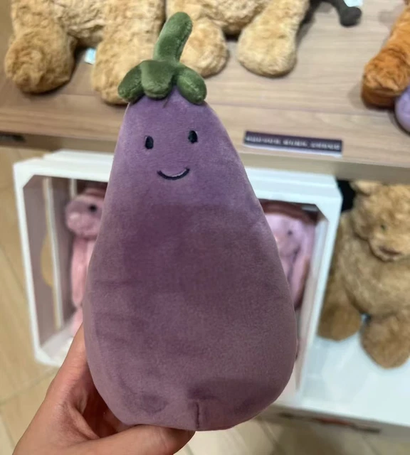 JELLYCAT VIVACIOUS SERIES - Dynamic Eggplant Dolls New with Label ...