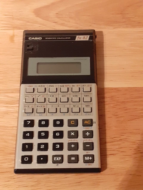 CASIO FX-82 SCIENTIFIC calculator for the 80s rare vintage £15.00 ...