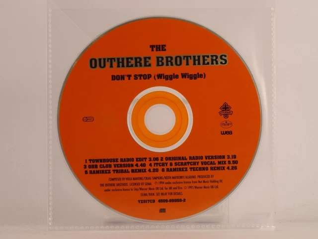 THE OUTHERE BROTHERS DON'T STOP (WIGGLE WIGGLE) (X5) CD 6 pistes en ...