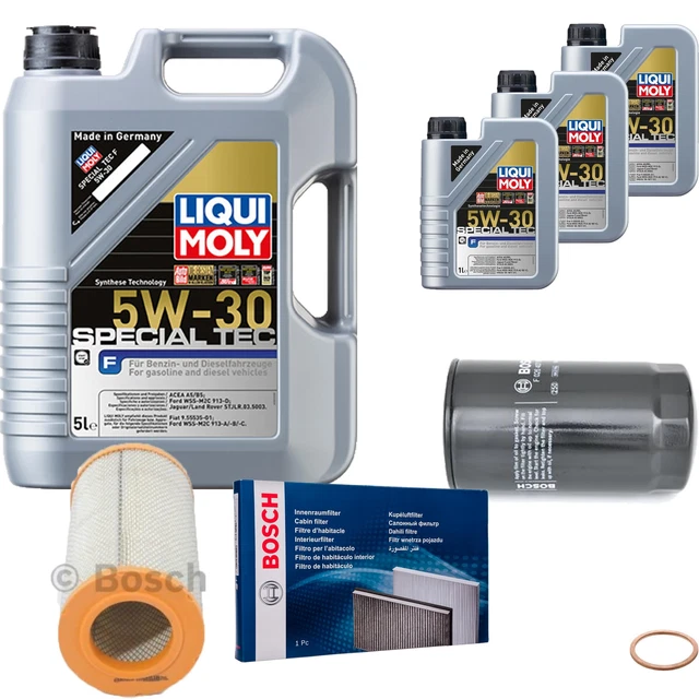 BOSCH CONTROLLO SET 8L Liqui Speciale Molly Tec F 5W-30 per Iveco Daily ...