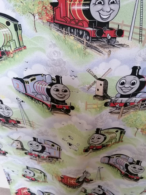 &TENDE VINTAGE THOMAS The Tank Engine NUOVE ETICHETTE circa 72" x 66 ...